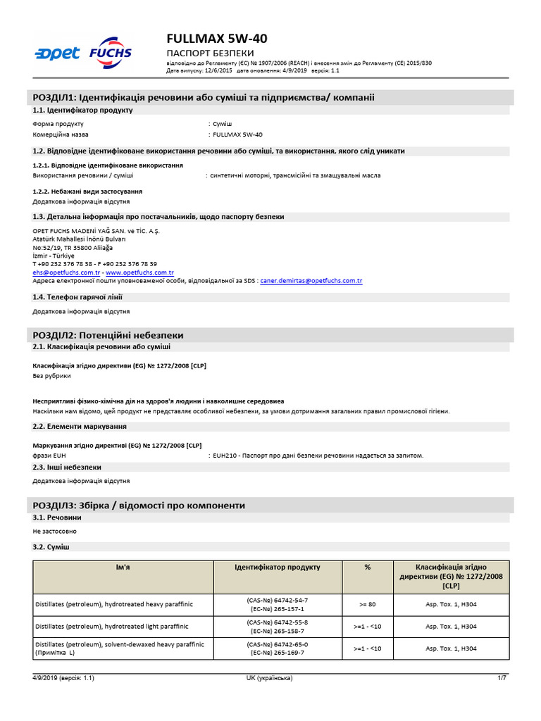 Fullmax5w 40 Ukr | PDF