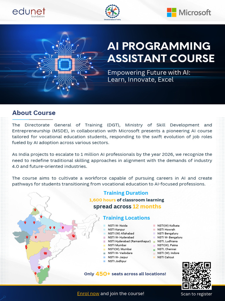 AI CTS Course Brochure | PDF | Artificial Intelligence | Intelligence ...