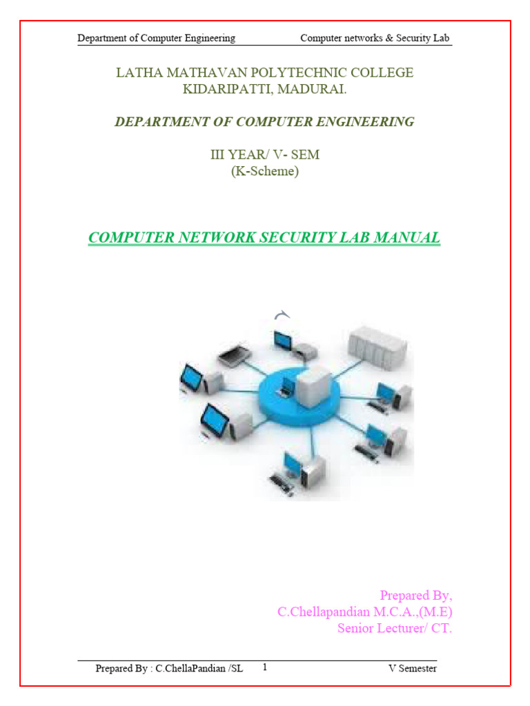 CNS PDF - Lab Manual | PDF