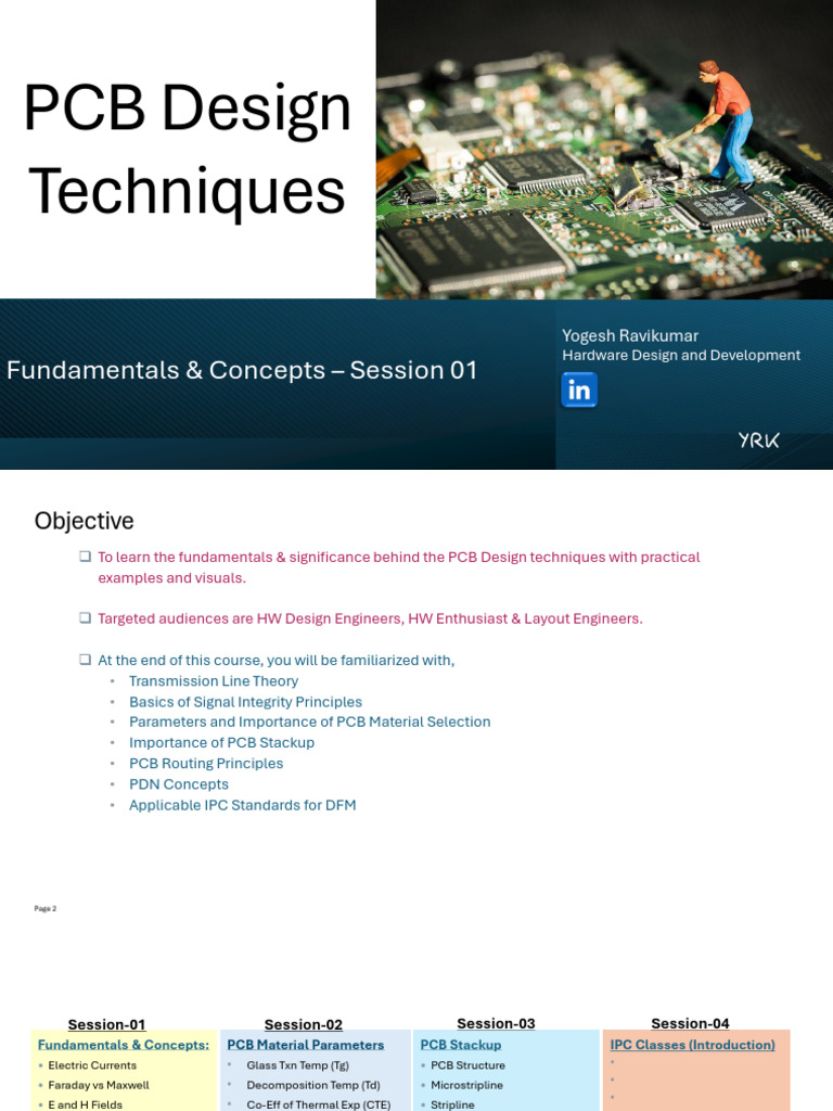 PCB Design Techniques - Session 01 | PDF