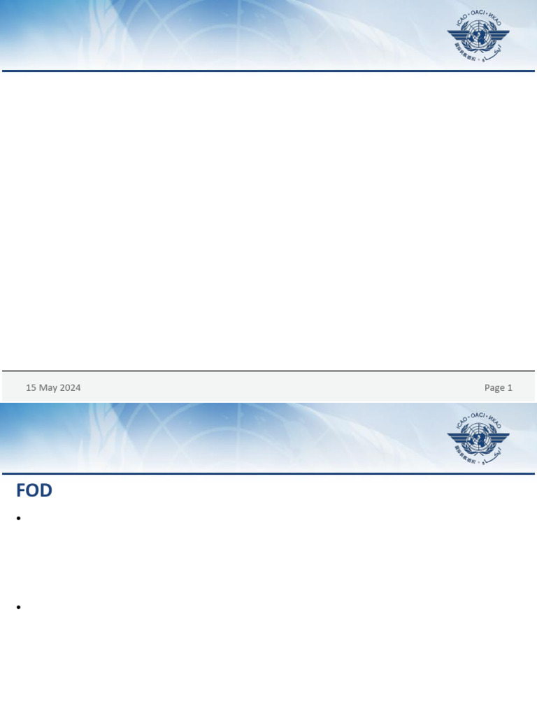FOD Management Programme | PDF