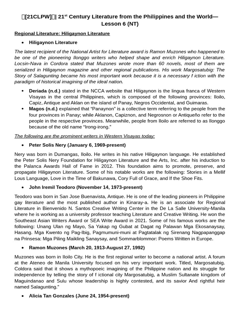 ??Q1 Lesson 6 (NT) | PDF