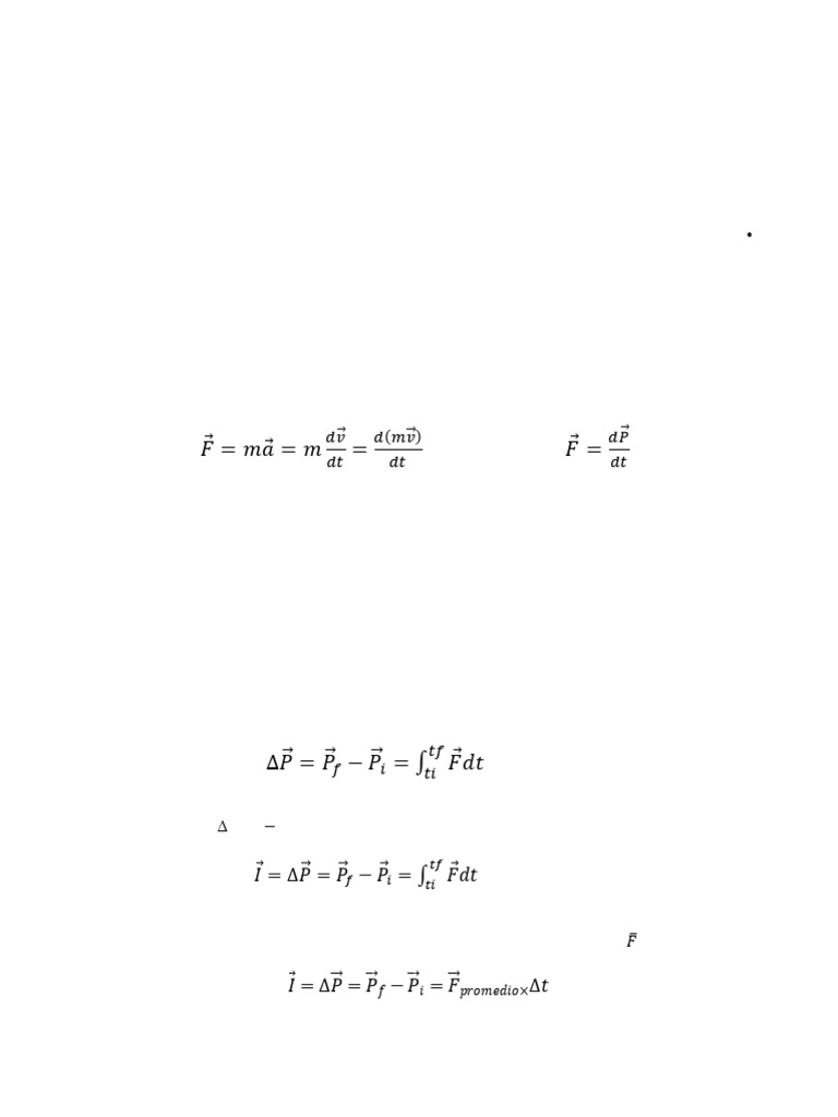 1.- Momento lineal (2) | PDF