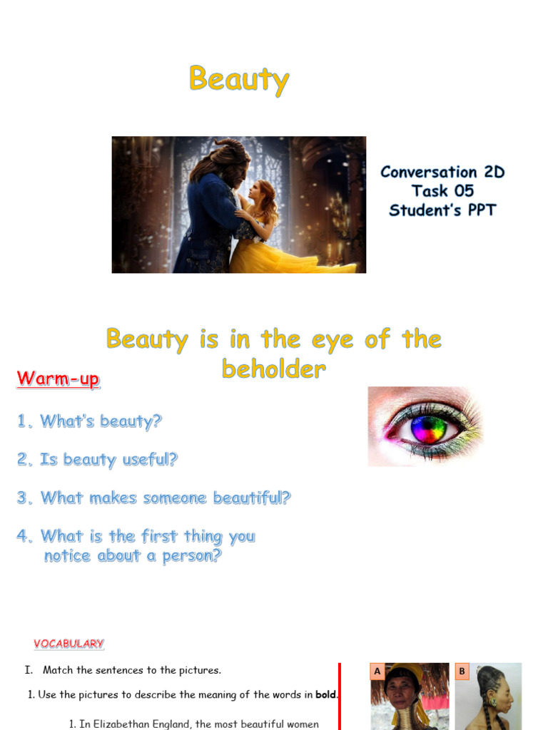 Task 5 Beauty - For Students | PDF