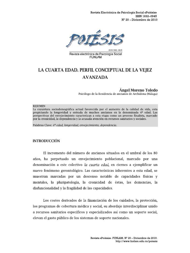 desarrollo adulto cuarta edad | PDF