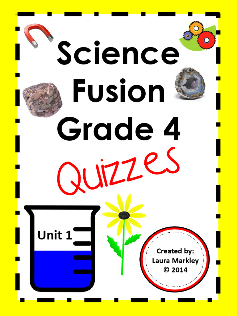 Science Fusion Grade 4: Unit 1 | PDF
