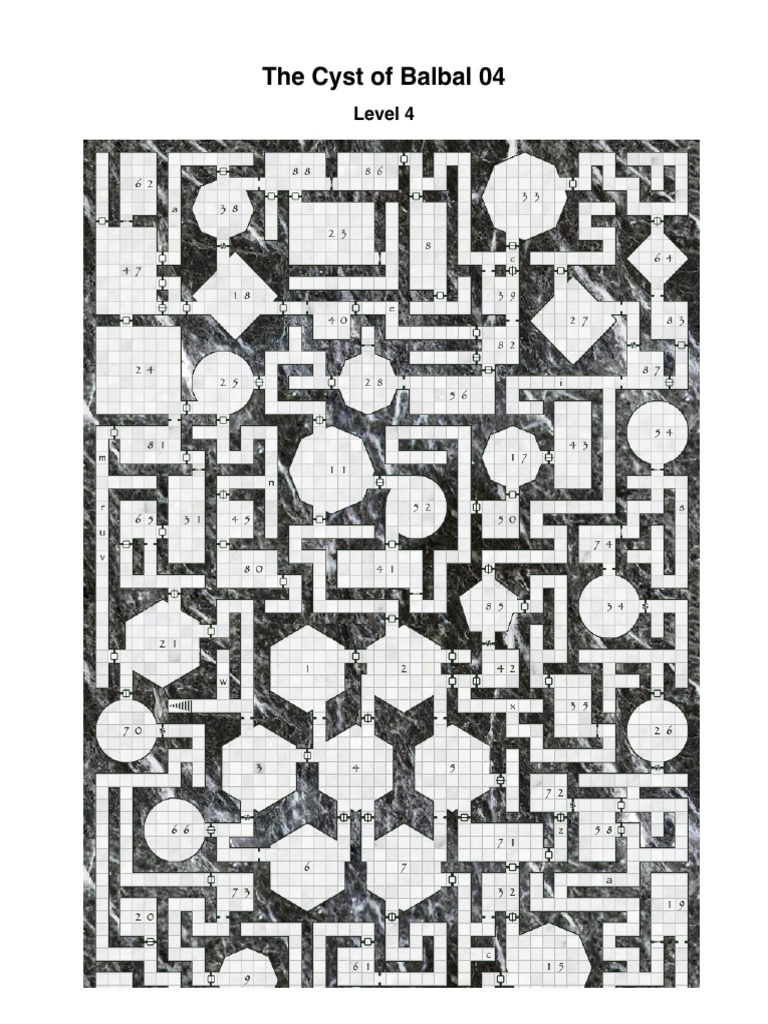 Dungeon map for DND | PDF