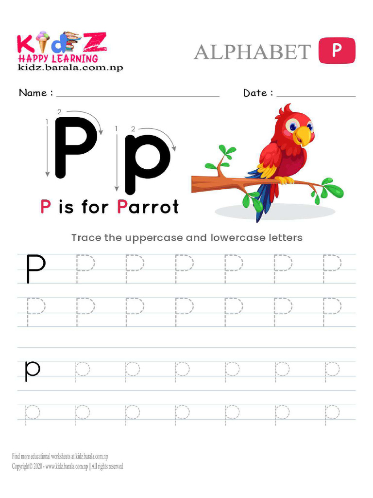 English Alphabet P | PDF