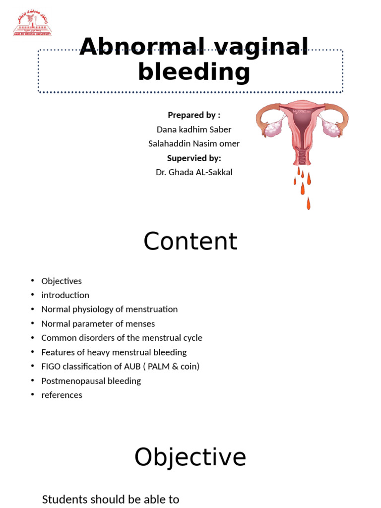 Abnormal Vaginal Bleeding 1 Pdf