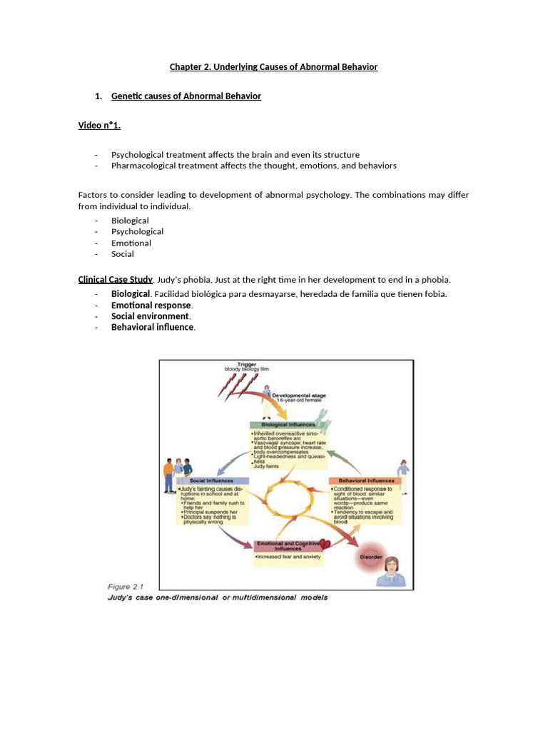 Causes of Abnormal Psychology | PDF | Nucleic Acid Sequence | Mutation