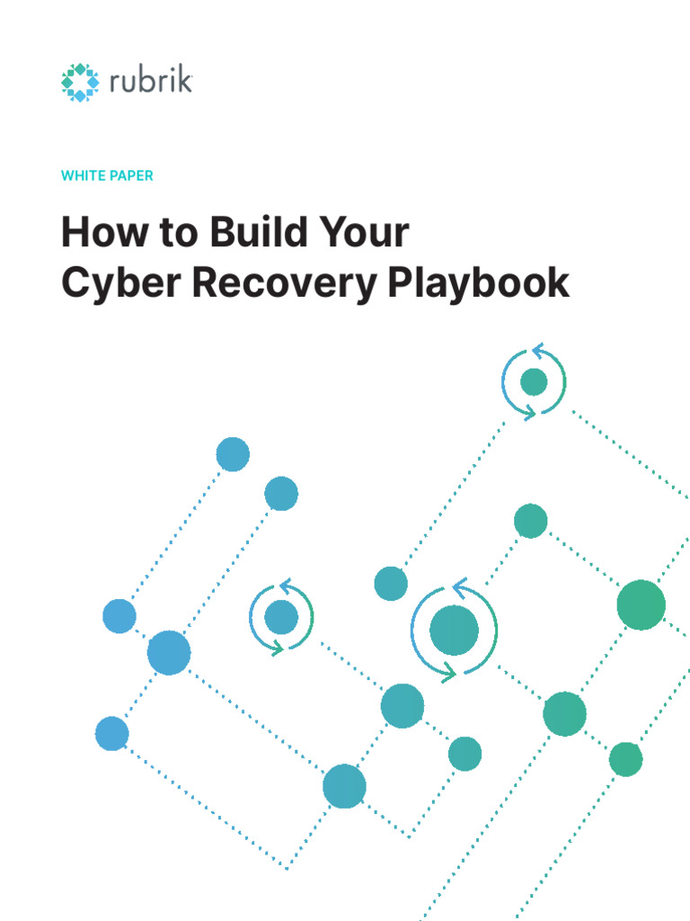 WP How To Build Your Cyber Recovery Playbook | PDF | Business | Computers