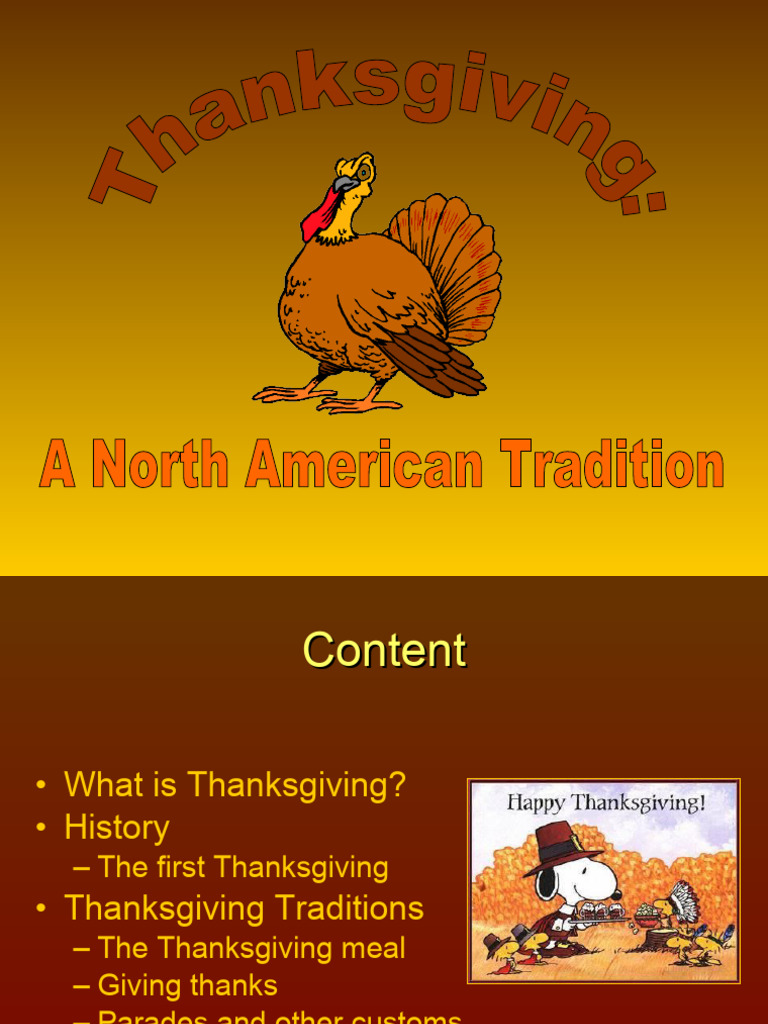 Thanksgiving | PDF