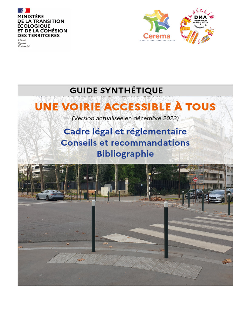 Cerema - Voirie Accessible A Tous | PDF