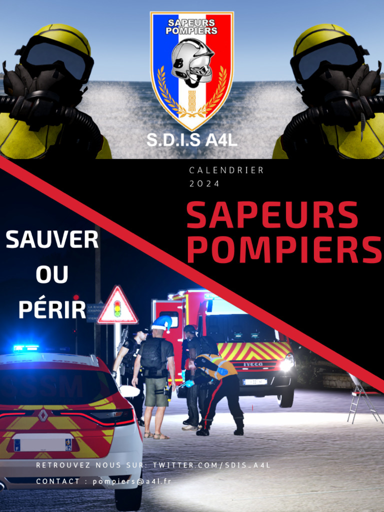 Calendrier Sapeurs Pompiers 2024 | PDF
