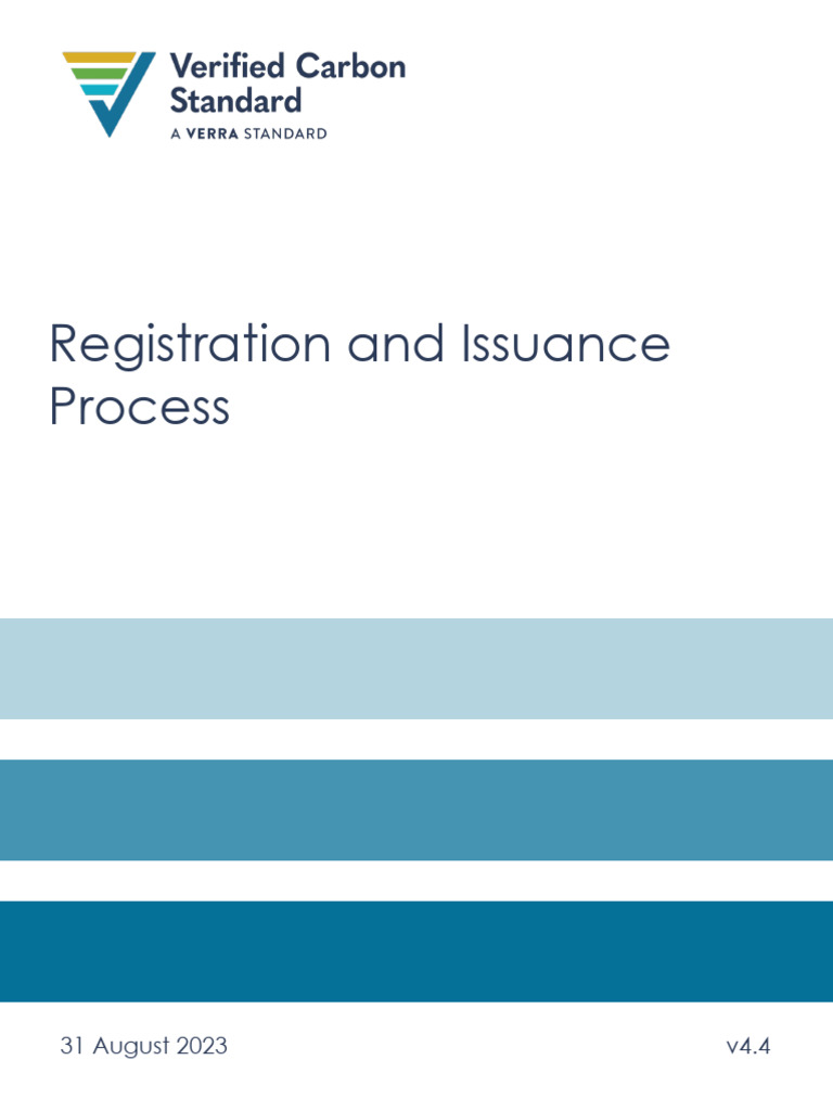 Registration and Issuance Process v4.4 - 31aug2023 | PDF