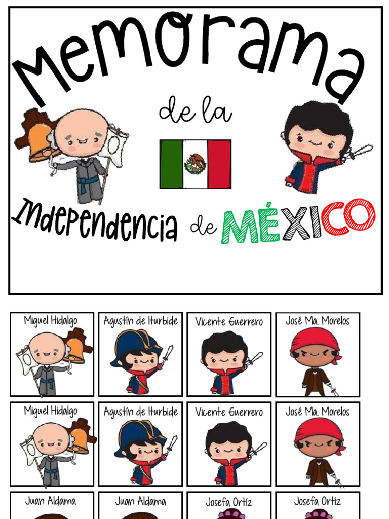Memorama de La Independencia de México | PDF