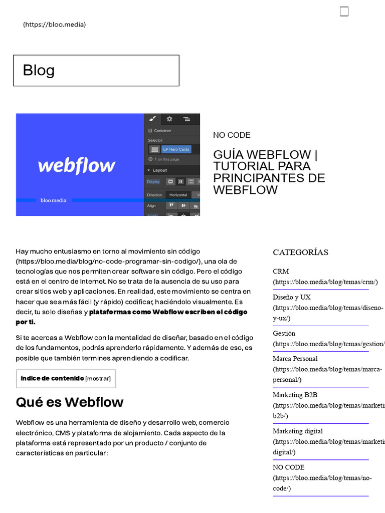 Lenguajes de prorgamacion - WebFlow | PDF