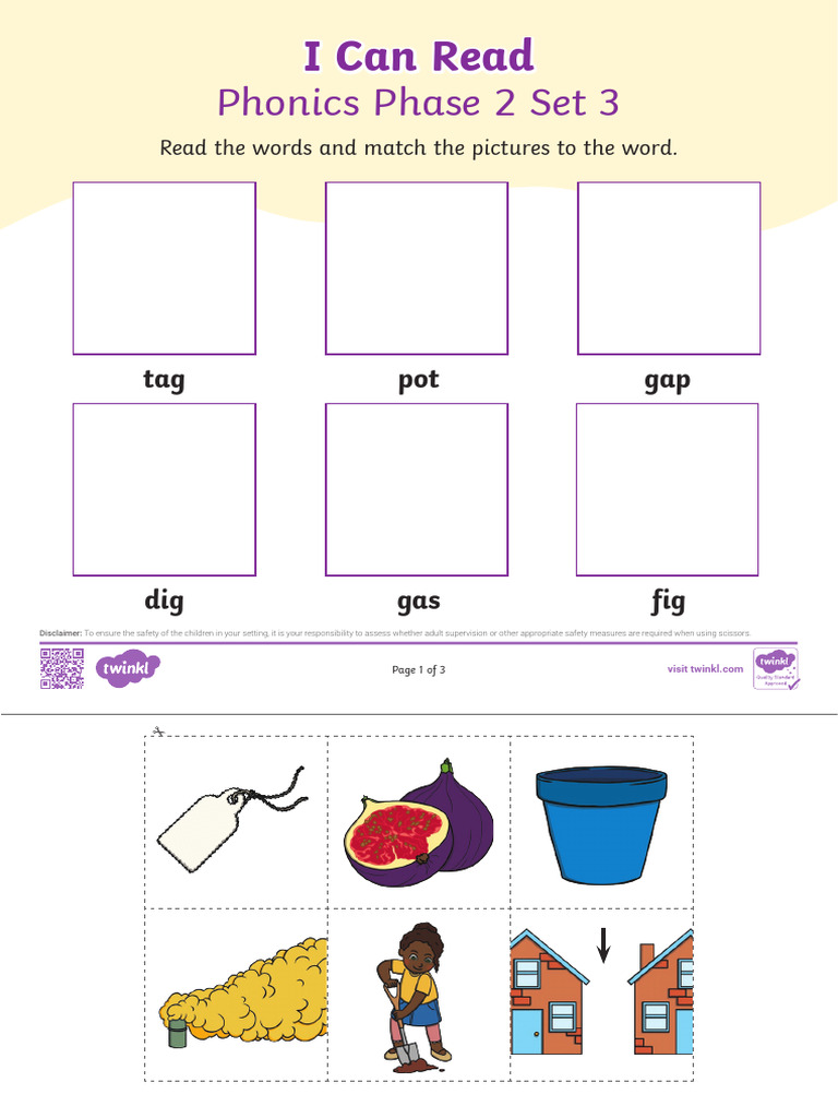 I Can Read Phonics Phase 2 Set 3 | PDF