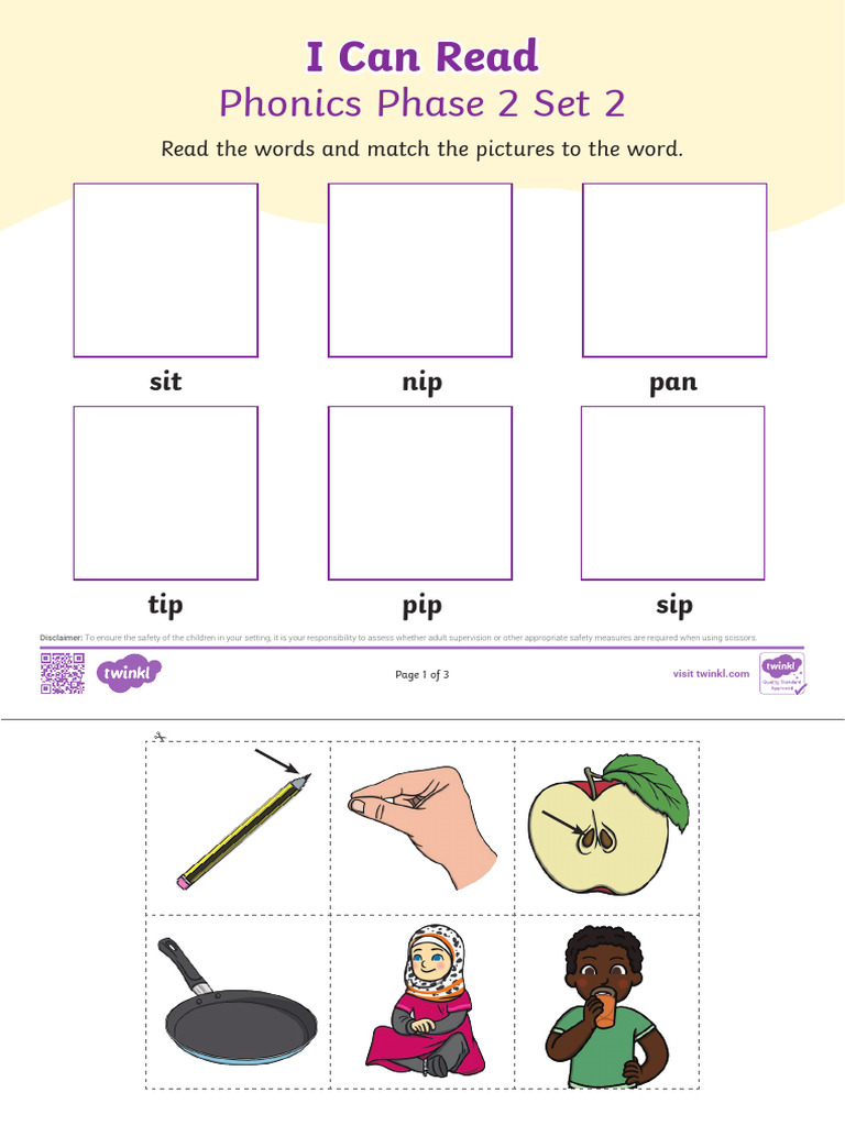 I Can Read Phonics Phase 2 Set 2 | PDF