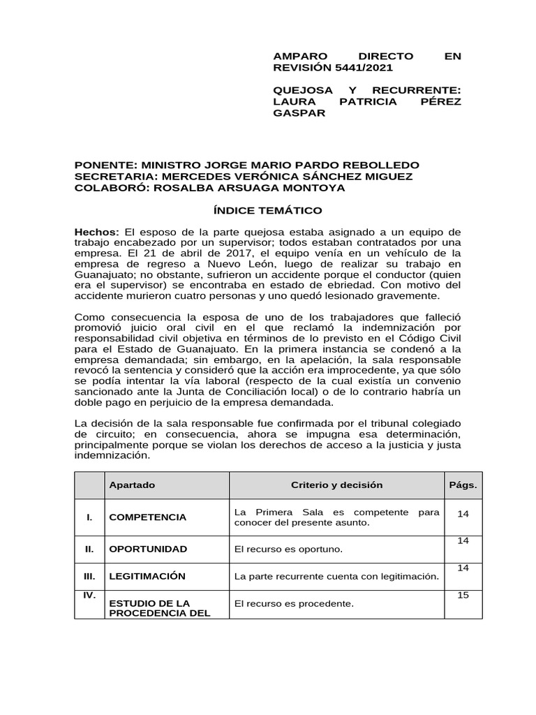 ENGROSE - JMPR - ADR 5441-2021 (Reparación Integral Del Daño, Los ...