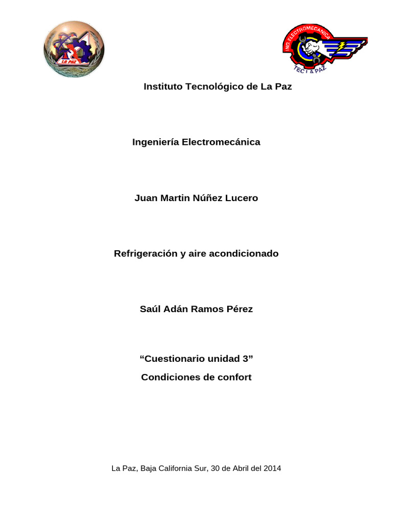 Cuestionario de Refri | PDF