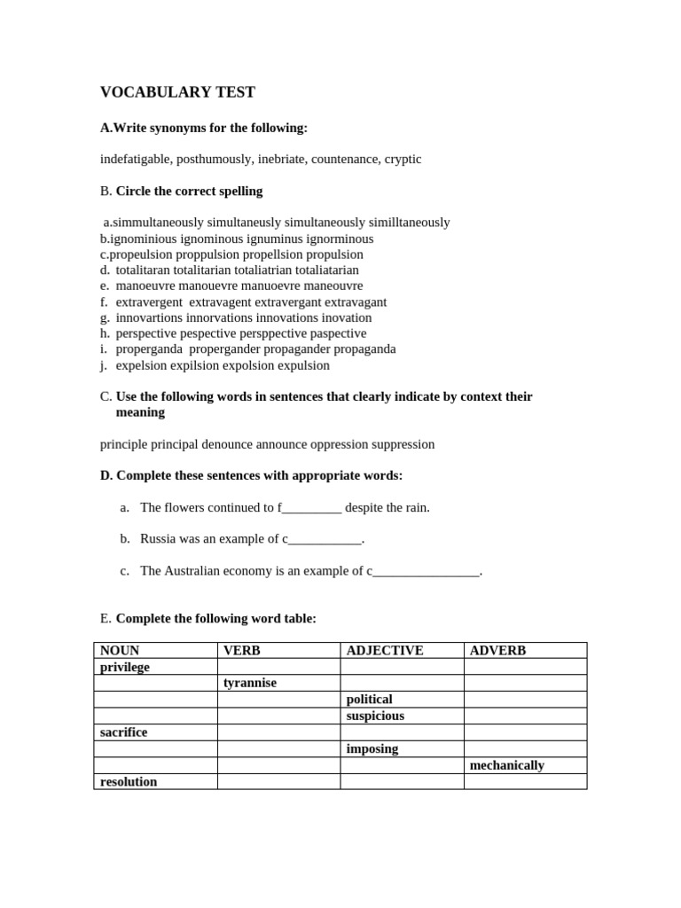 Terminology Exam | PDF