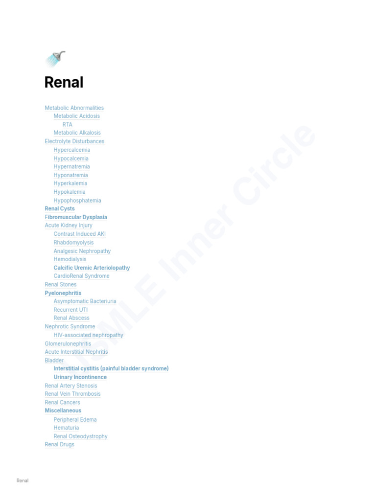 USMLE Inner Circle Step 2 & 3 Notes 2024 Export | PDF