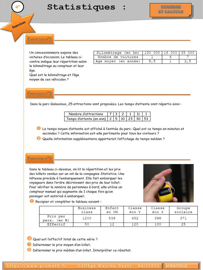 14 Statistiques | PDF