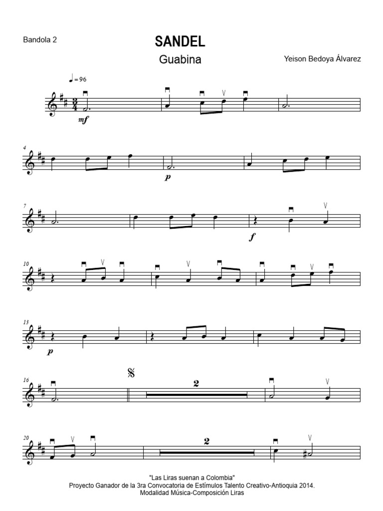 Sandel - Bandola 2 | PDF