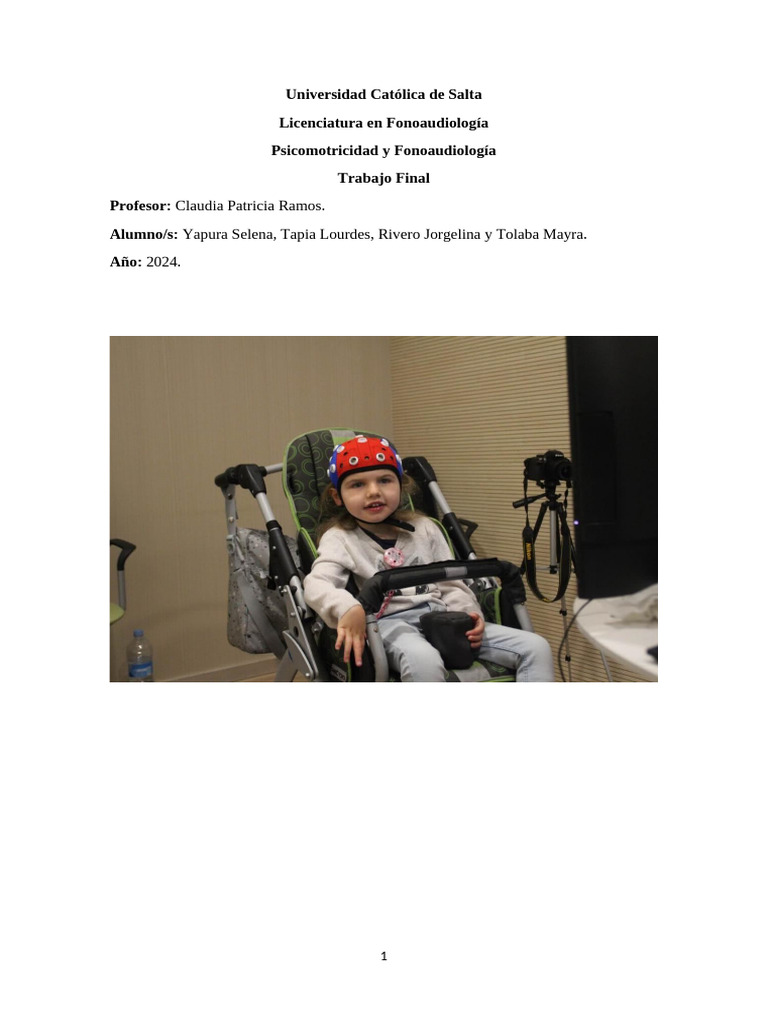 Psicomotricidad Síndrome de Rett | PDF