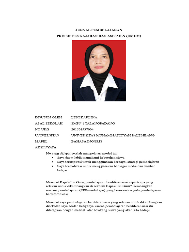 JURNAL DIFERENSIASI LENI_removed (1) | PDF