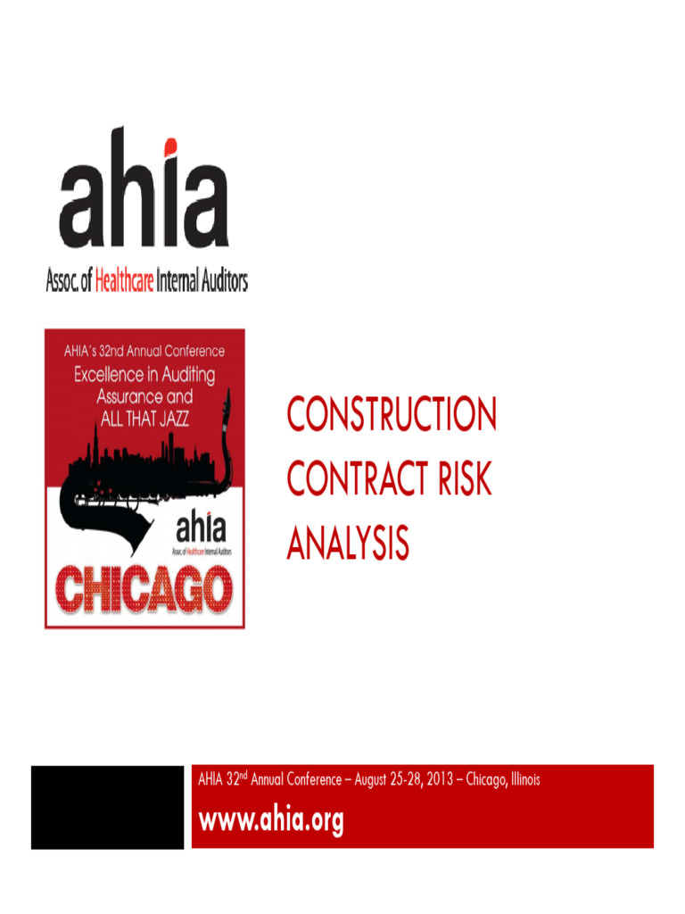 Construction Contract Risk Analysis | PDF