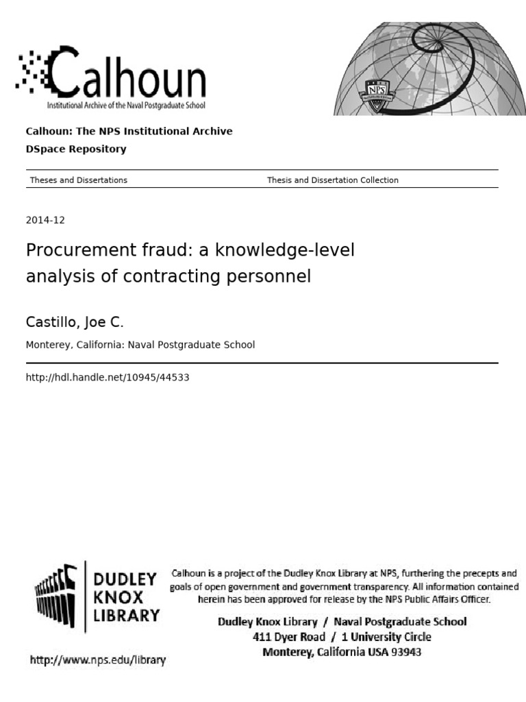 Procurement Fraud | PDF