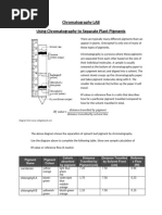 Biology Practical Pigments RF Values | PDF