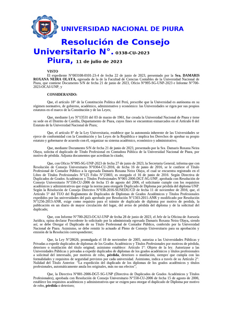 Formato Original Consejo | PDF