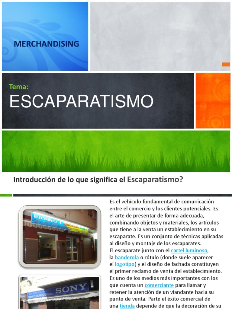 Escaparatismo: Arte y Colorimetría | PDF | Color | Diseño gráfico