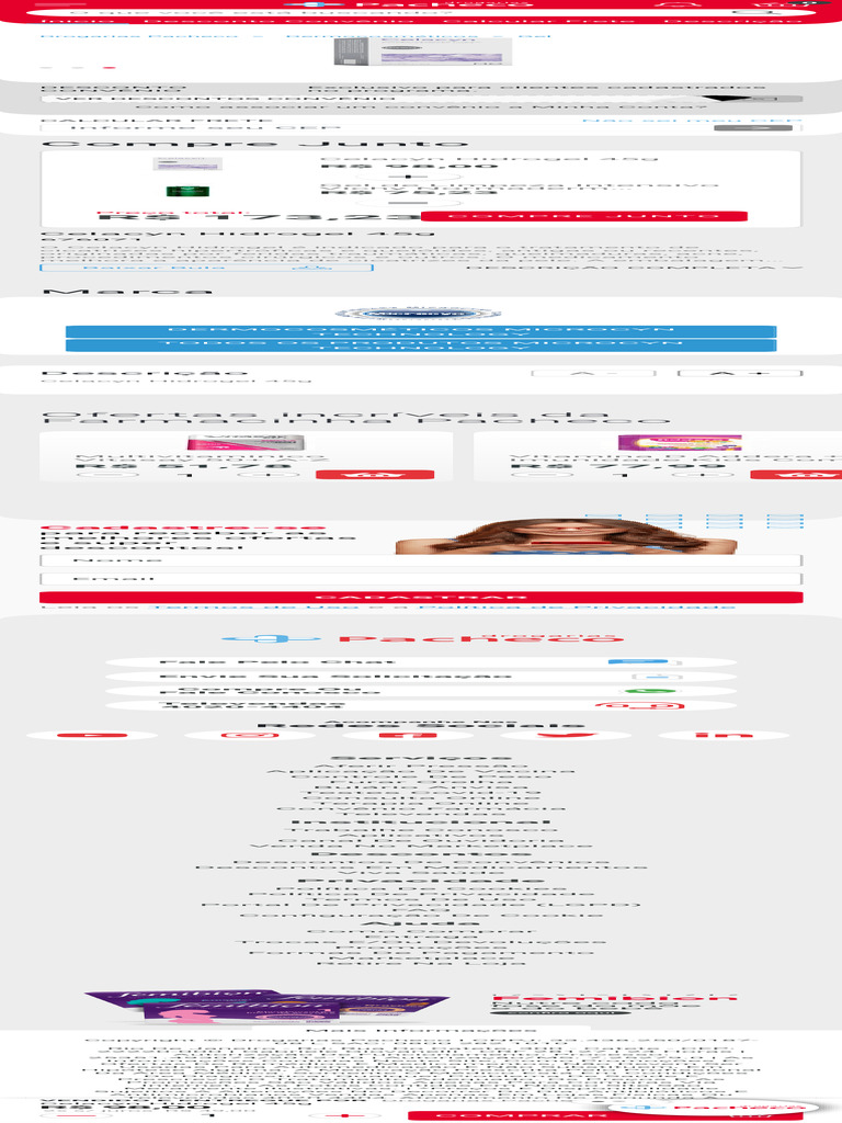 Celacyn Hidrogel 45g - Drogarias Pacheco | PDF