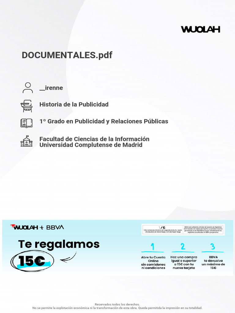DOCUMENTALES 1 | PDF