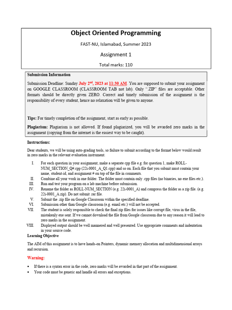Assignment-1(0) | PDF