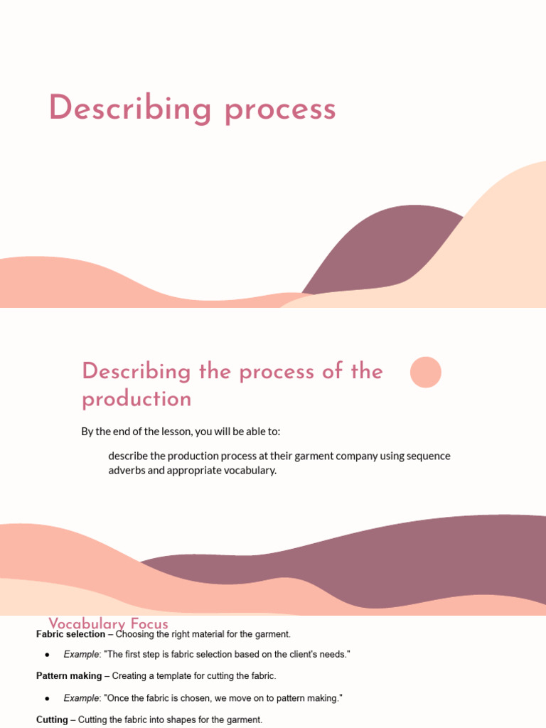Describing Process | PDF