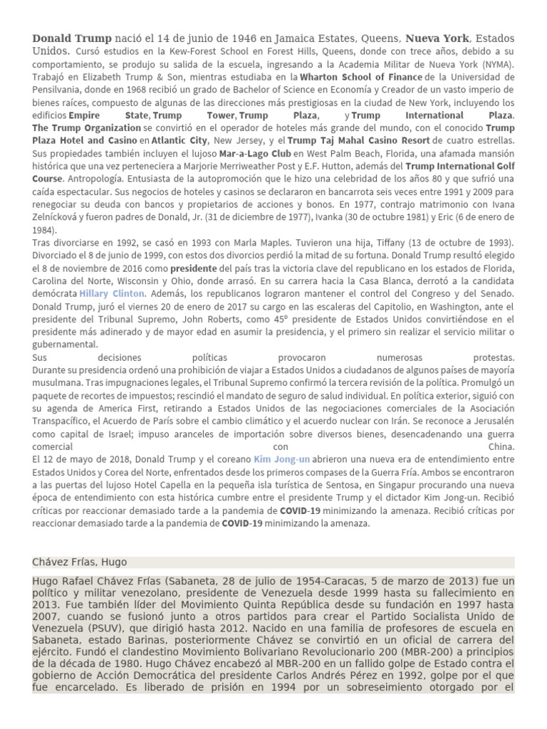 Donald Trump | PDF