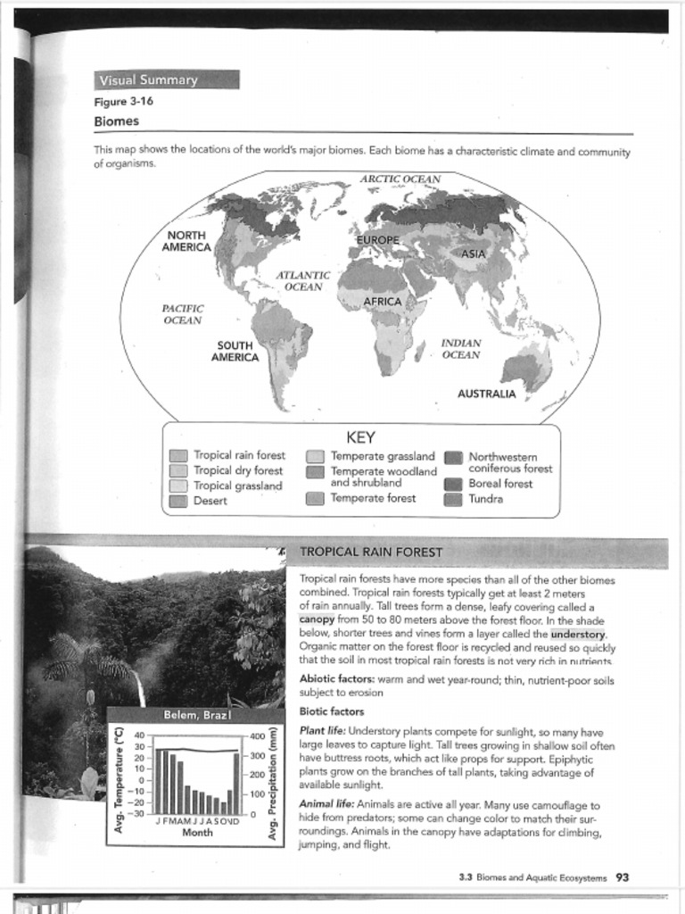 Biomes Reading Comprehension | PDF