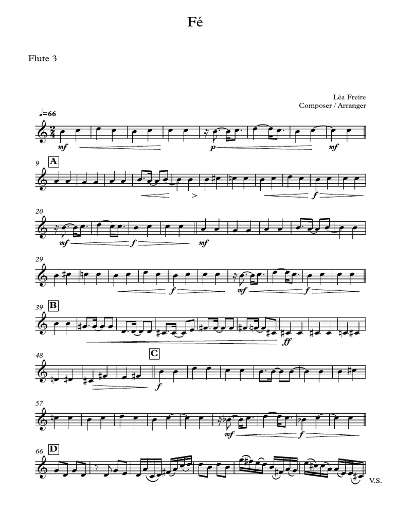 Fé Flautas Flute 3 | PDF
