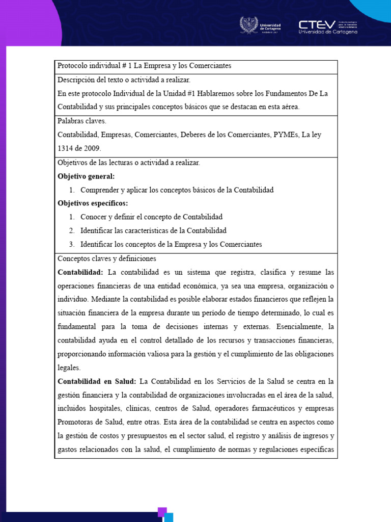 Protocolo Individual #1 | PDF