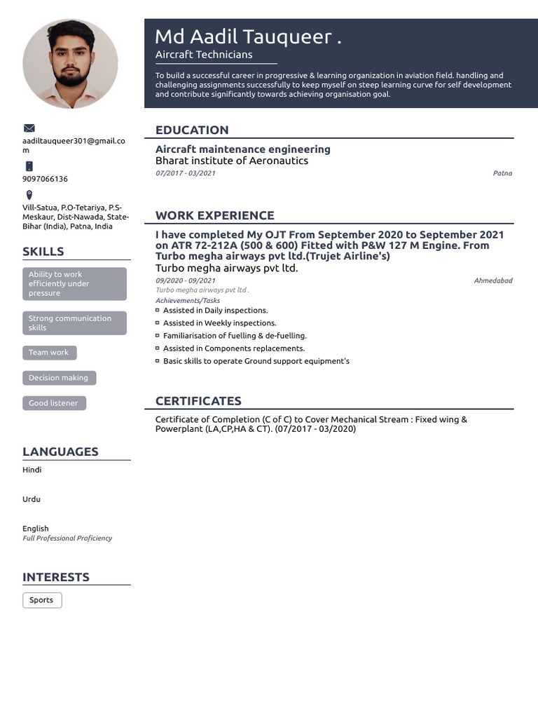 Aadil's Resume.. | PDF