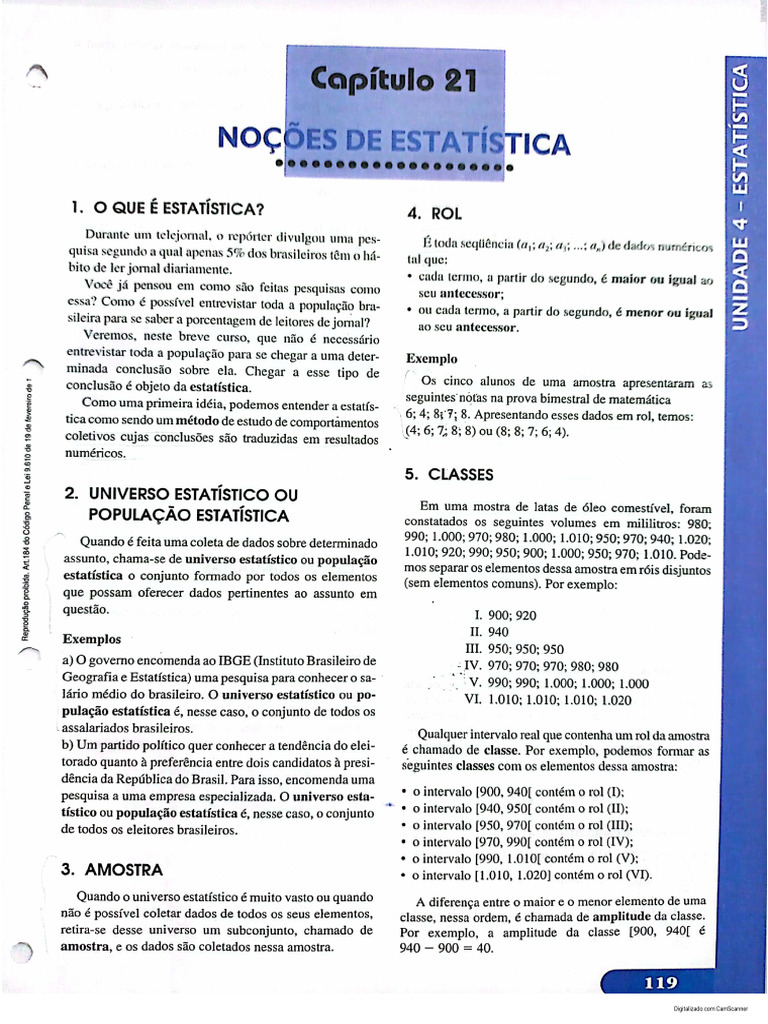 Estatística | PDF