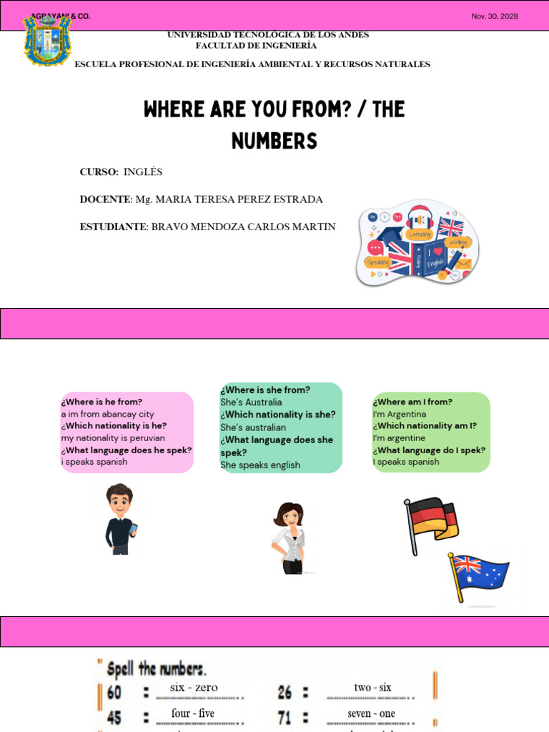 Numbers Bravo Mendoza Carlos Martin | PDF