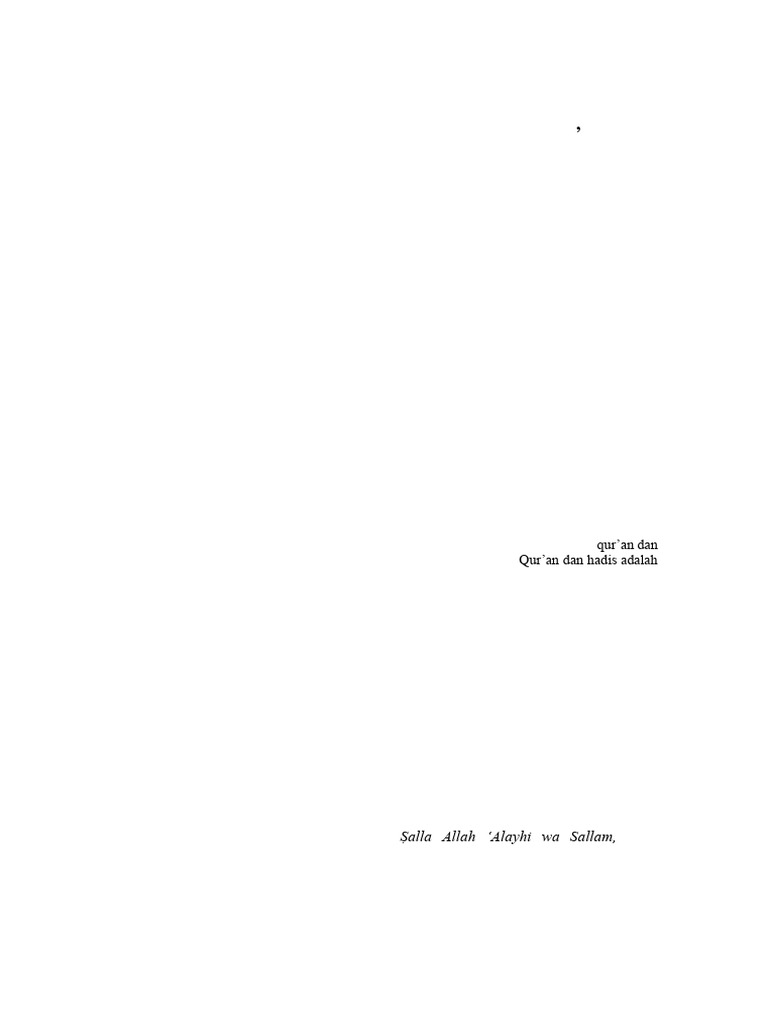 Nusyuz Dalam Suami Istri Perspektif Al-Qur'an Dan Hadis | PDF