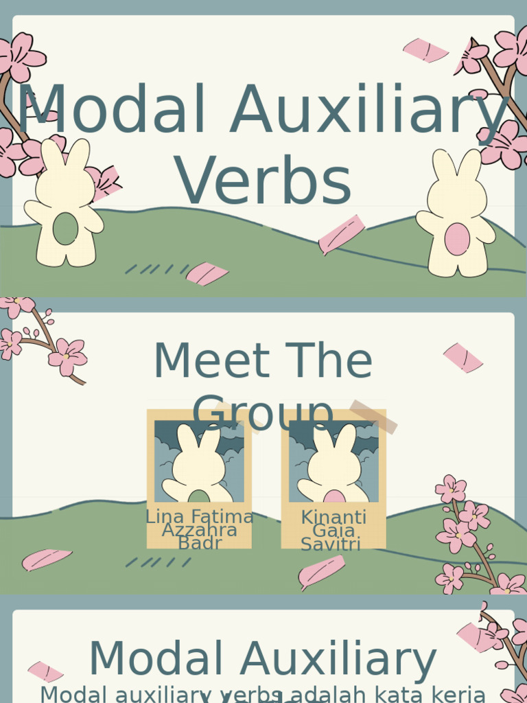 Modal Auxiliary Verbs XII-5 | PDF | Semantic Units | Semantics