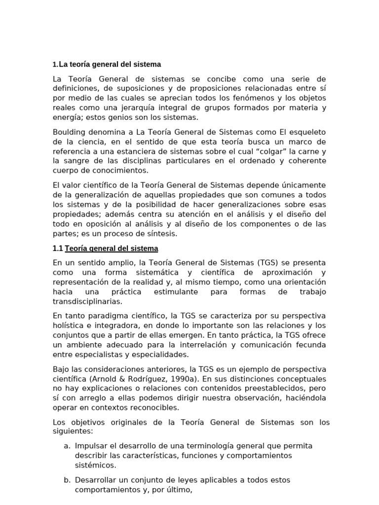 Ingeniería de Sistemas Completo | PDF | Teoría de sistemas | Ciencia y ...